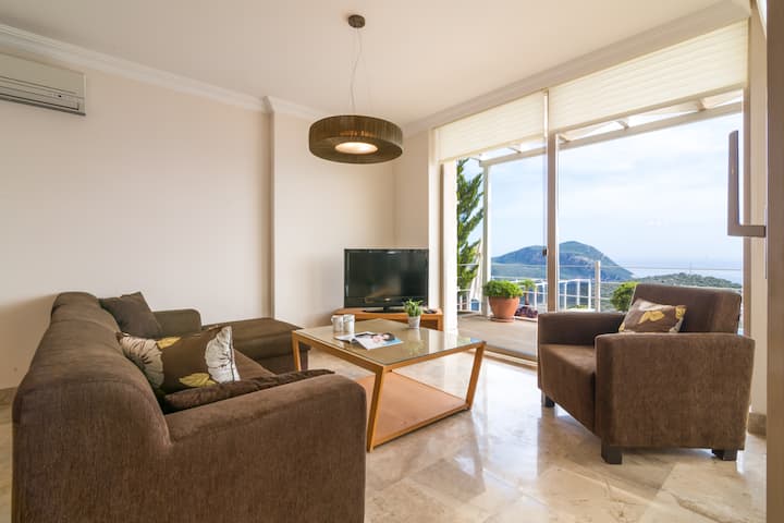 Apartment In Kalkan For 6 With Sea View - Kalkan