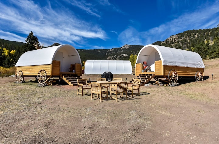 Enjoy A "Weekend In The Wild" In A Conestoga Wagon - Tarryall Reservoir, Jefferson