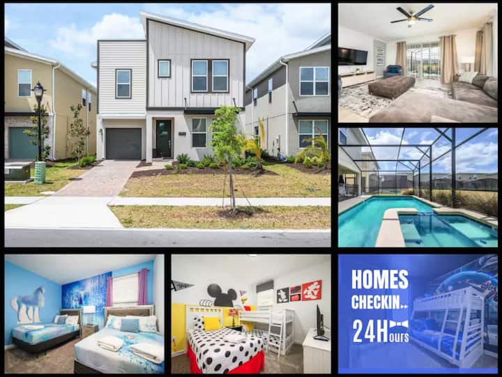 #2912 6br/5ba Oasis Private Pool/story Lake Resort - Kissimmee, FL