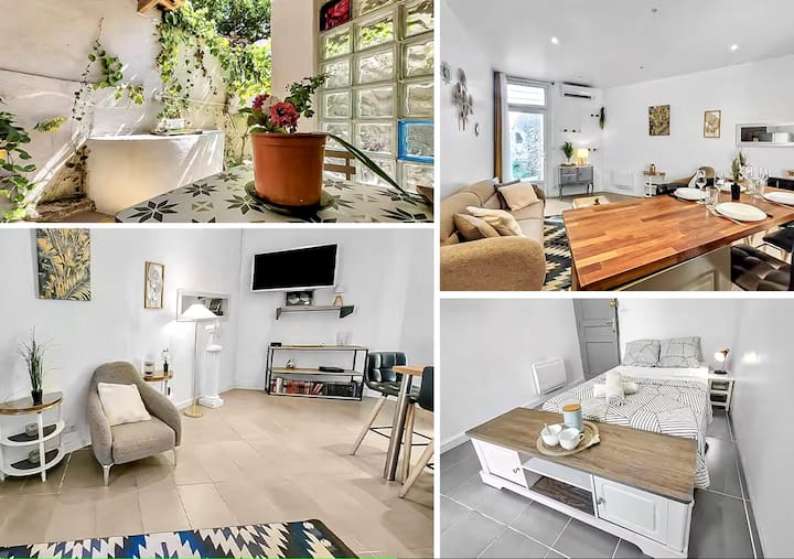 Refuge Meditérranéen -Marseille - 2 Ch- Climatisé - Marseille