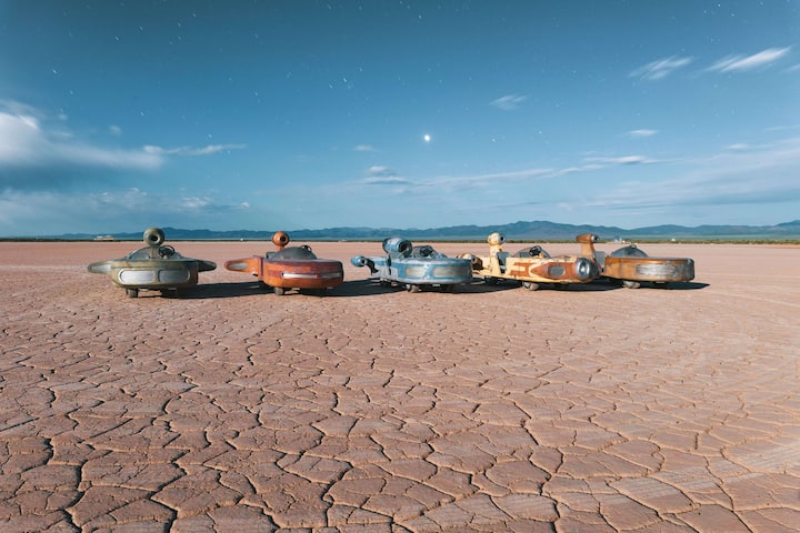 Sci-fi Desert Playa Resort Outpostx! - Hurricane, UT