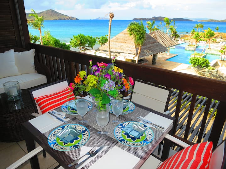 Stunning Beachfront Condo W/d 5 - Saint Thomas
