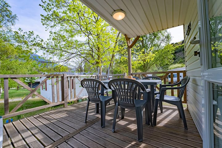 Mobil-home Camping Avec Piscine - Embrun