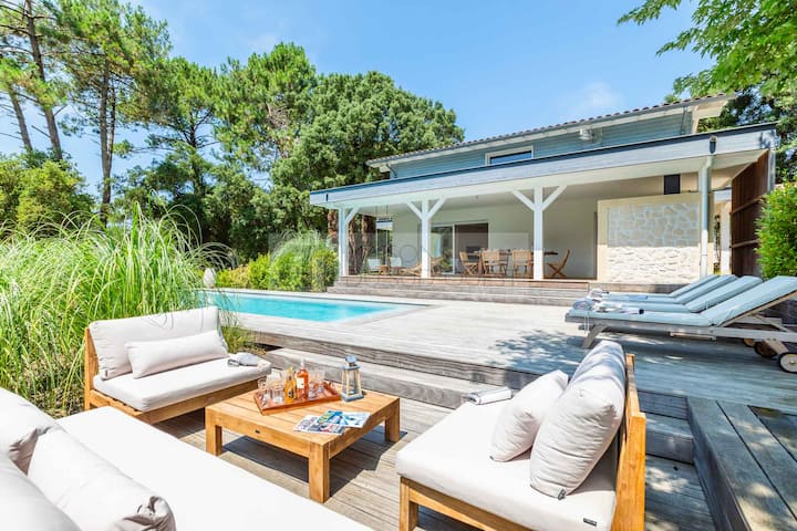 Villa Sur Le Golf Avec Piscine - Seignosse