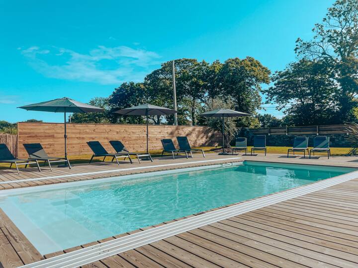 Le Cottage Accès Piscine - Domaine Du Mimosa - Perros-Guirec