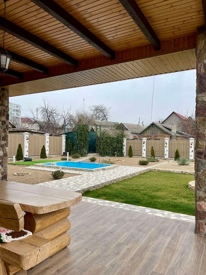 House With Pool, Bbq In Pridnestrovie - Tiraspol