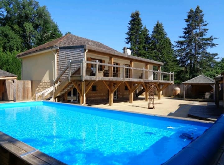 Villa Haut De Gamme - Le Gageac - Piscine & Spa - Vézac
