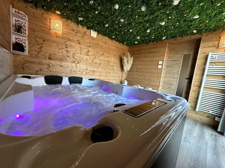 Lodge Avec Spa "Majolie Nuit" - Pas-de-Calais