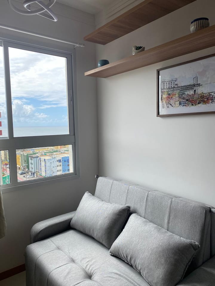 Quarto/sala Vista Mar- 100 M Da Praia! - Salvador