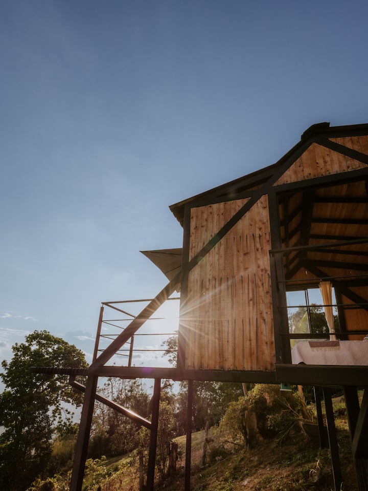 Cabaña Con Jacuzzi, Fogata Y Bbq - Bucaramanga