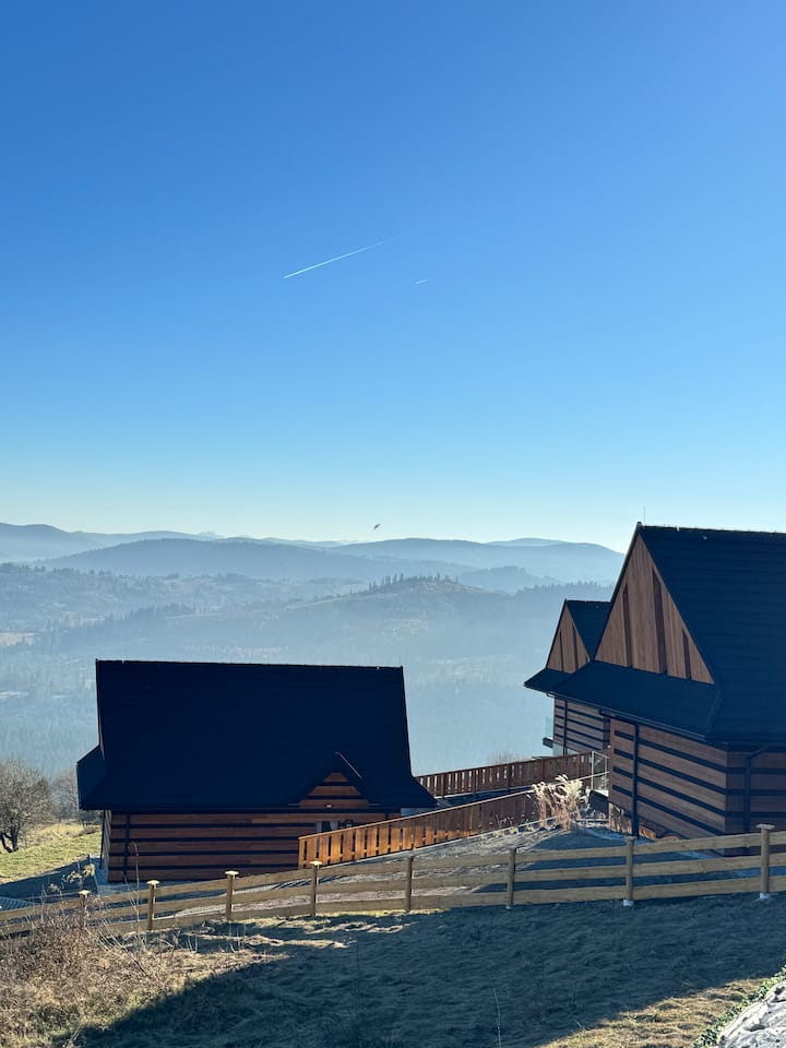 Domek Motini Z Jacuzzi Na Szczycie Góry Ochodzita - Wisła