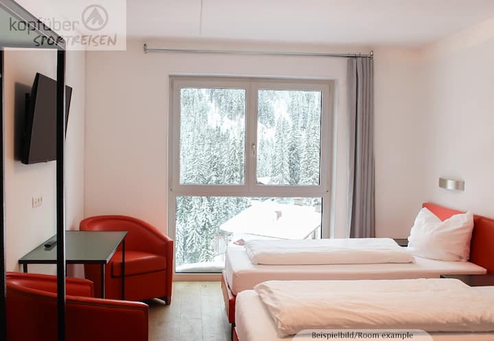 Dreibettzimmer Mit Bergblick - Saint Anton am Arlberg