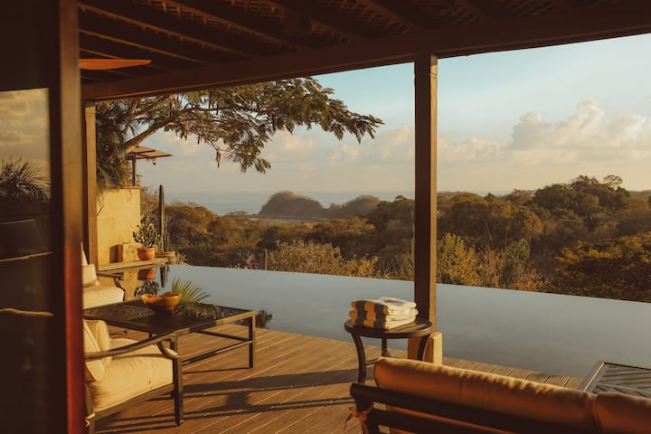 Elevated Gypset Jungle Villa W/ Ocean Views & Pool - Nosara