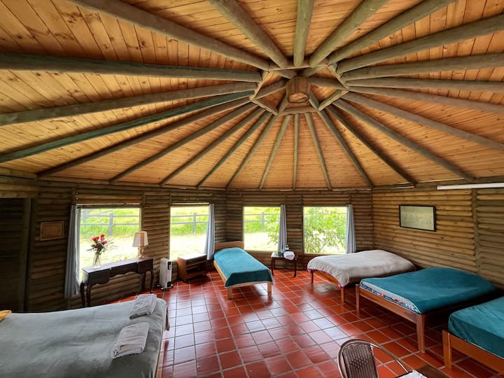 Family Glamping New Wooden Yurt Pets Allowed ! - Facatativá