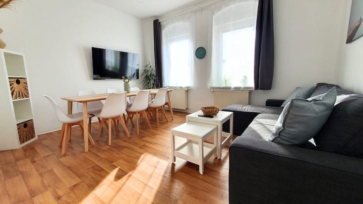 3 Zi Whg-2 Bäder-parkplatz-nähe Elbepark-smart Tv - Dresden
