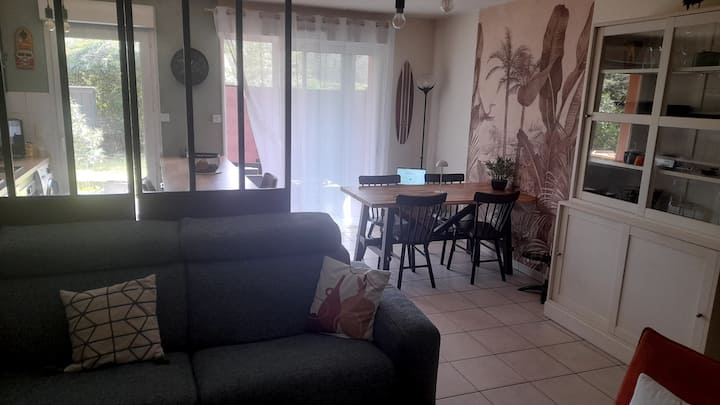 T2 Avec Jardin, Plage à 3,4 Km - Labenne