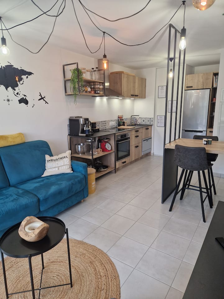 T2 Cosy à 5 Min De La Plage - Saint-Hilaire-de-Riez