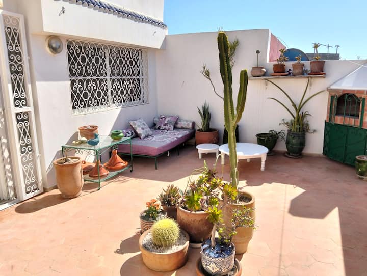 Grazioso Rooftop Appartment - Essaouira