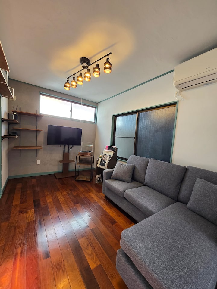 羽田空港電車13分+徒歩　レコードプレイヤー/ペットフレンドリー/チャイルドフレンドリー　最大5名 - Kawasaki