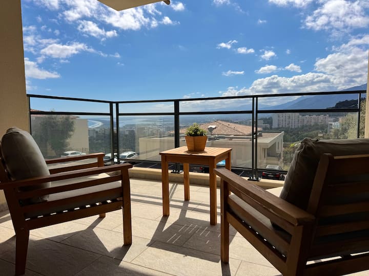 Charmant T2 Vue Mer Et Montagne - Bastia