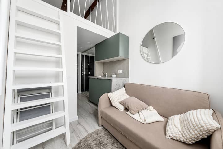 1-modern & Cozy Loft 7min Walk To Train Station - Vilnius