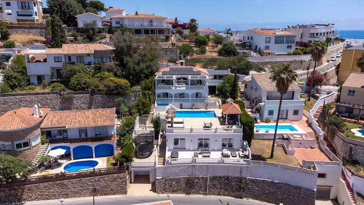 Villa Nogal Private Pool Sea View - Fuengirola