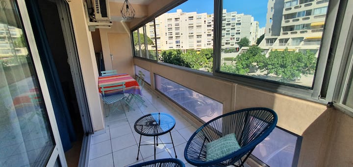 Carnon-plage  F2 Résidence Calme - Mauguio