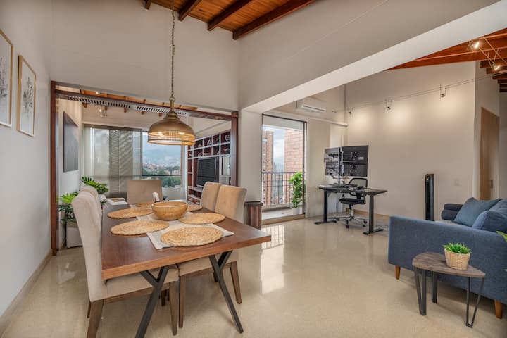 Quiet Parkside Apt W/ Pool And Homeoffice - Envigado