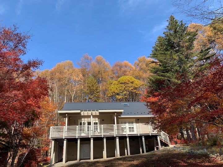 森と星と木の香り ラグジュアリー Sweetコテージ In  八ヶ岳   一棟貸切　英語対応可 - Chino