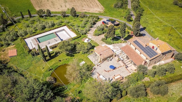 Luxury Italian Villa With Pool - Volterra