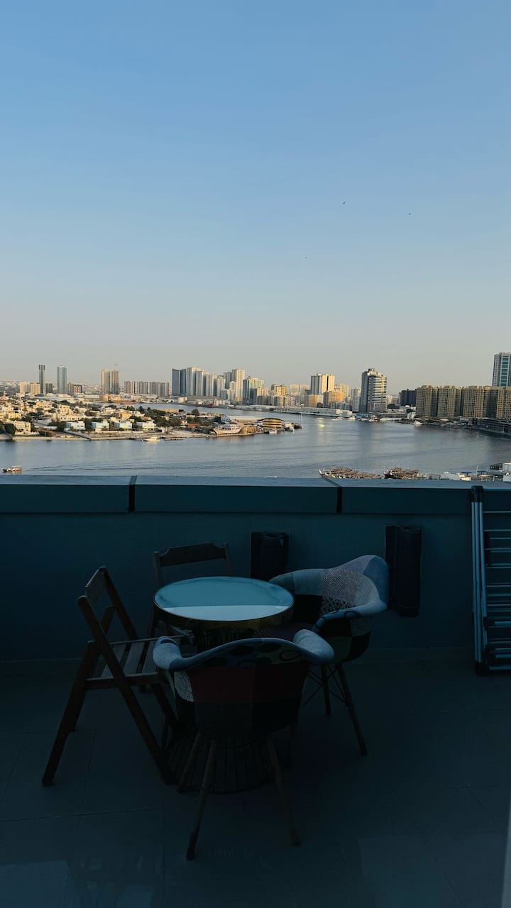 Bright & Cozy Place With An Ocean View/corniche - Ajman