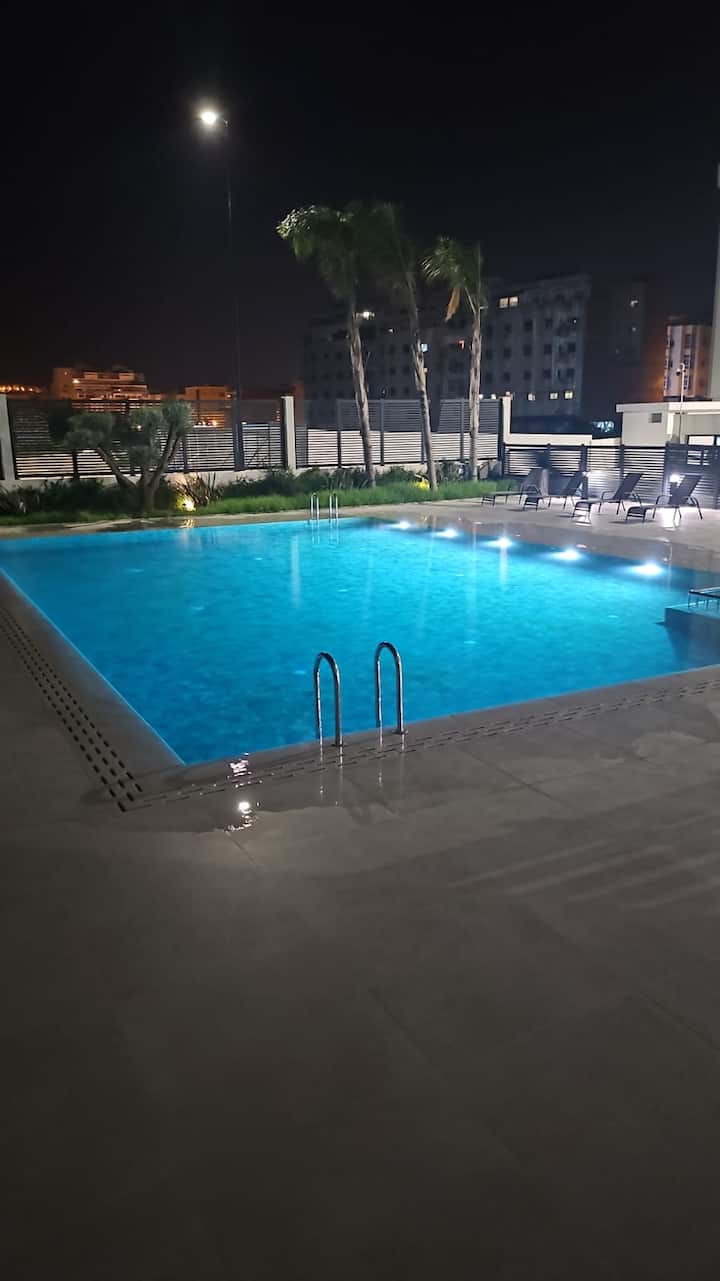 Appartement Haut Standing 2 Piscines - Tangier