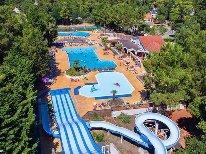 Mobil-home 4chambres, Camping 4étoiles - Saint-Hilaire-de-Riez