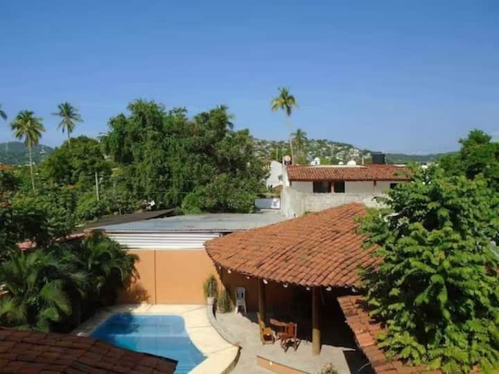 Alberca, Jacuzzi Y Cabaña En Cómodos Departamentos - Zihuatanejo