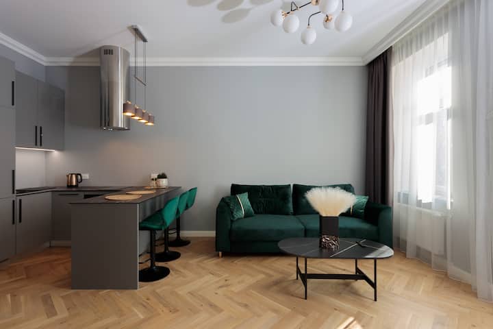 Modern Flat On Blaumana Street, Riga, Center - Riga