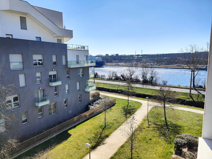 Vue Sur L'orne – Appt Lumineux - 2 Balcons 47m² - Caen