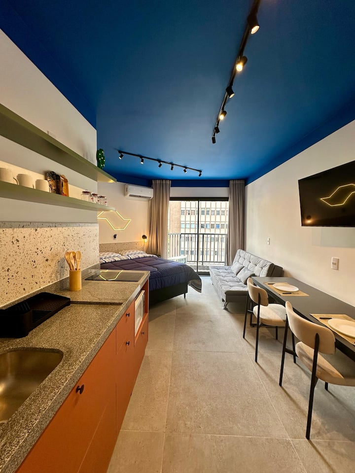 Apê Novo No Minhocão C/ Piscina Rooftop E Academia - São Paulo