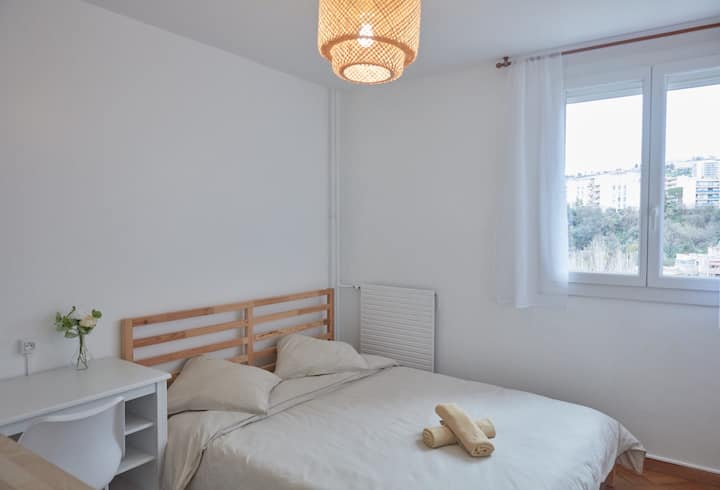 Cozy Ensuite Nook By Airport & Tram 2/3 - 卡涅