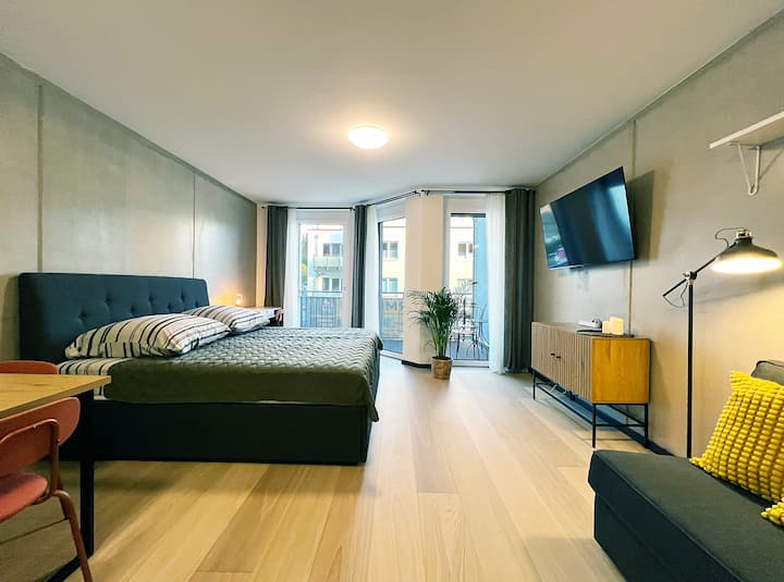 Modern Studio Near Bonn With Balcony & Parking - Bad Honnef