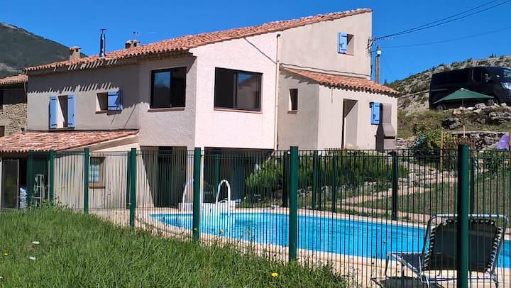 Gite Avec Piscine Vue Sur Canyon - Aiguines