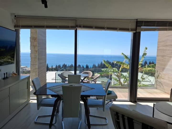 Sea View Apartment, Olea Residence - Dhërmi