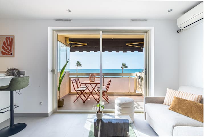 Sublime Appartement Pop –Terrasse Sur Front De Mer - Saint-Laurent-du-Var