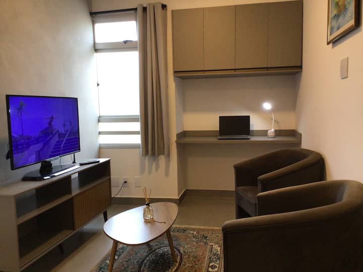 Studio Novo, Equipado, Bem Localizado (Park Ville) - Brasília