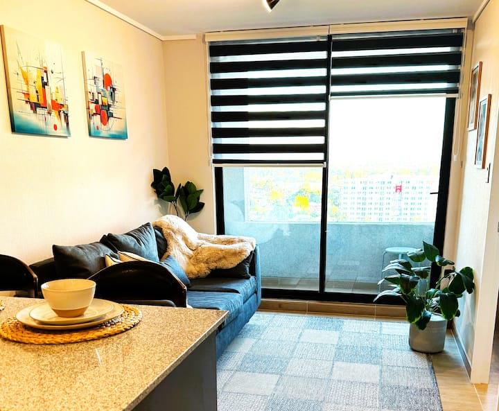 Departamento 1d1b Moderno Y Acogedor - Los Angeles, Chile