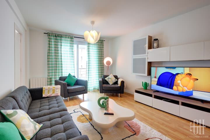Grand Appartement Hyper Centre,4 Chambres, Parking - Tours