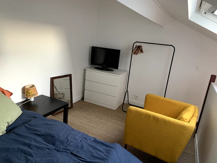 Studio Calme En Duplex Sur Jardin - Sacré-Cœur de Paris