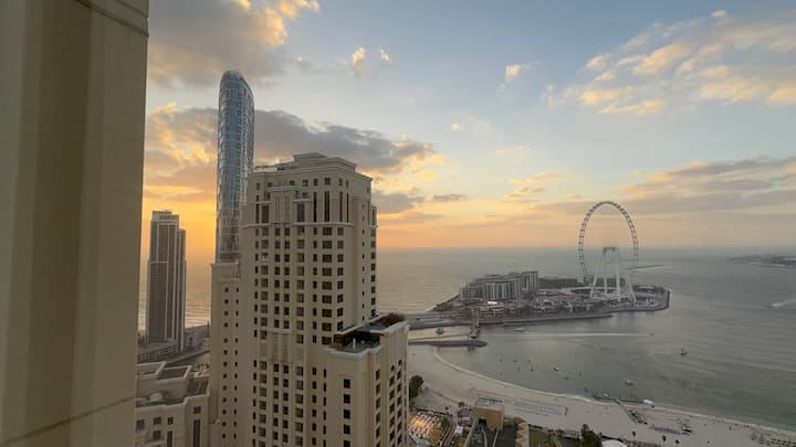 Breathtaking View Of Dubai Eye+jbr Beach - New 2br - Émirats arabes unis