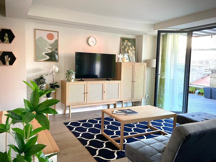 Luminoso Dúplex Con Jardín Para Relax En Familia - Vigo