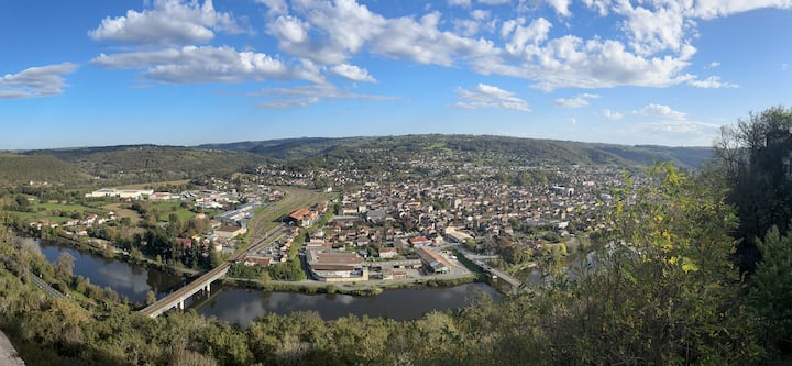 La Casa Guilia Grande Terrasse Vue Exceptionnelle - Figeac