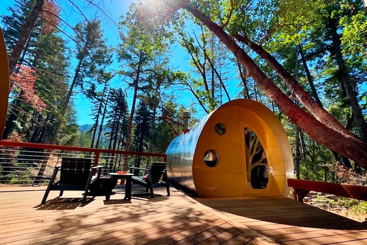New! Glamping Cabin Big Basin Sp - Boulder Creek, CA
